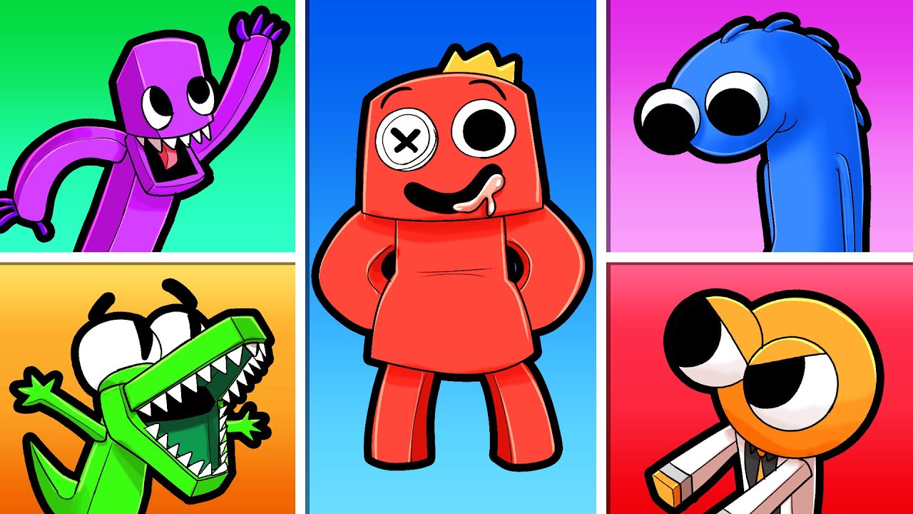 RAINBOW FRIENDS SWAP COLORS!? - YouTube