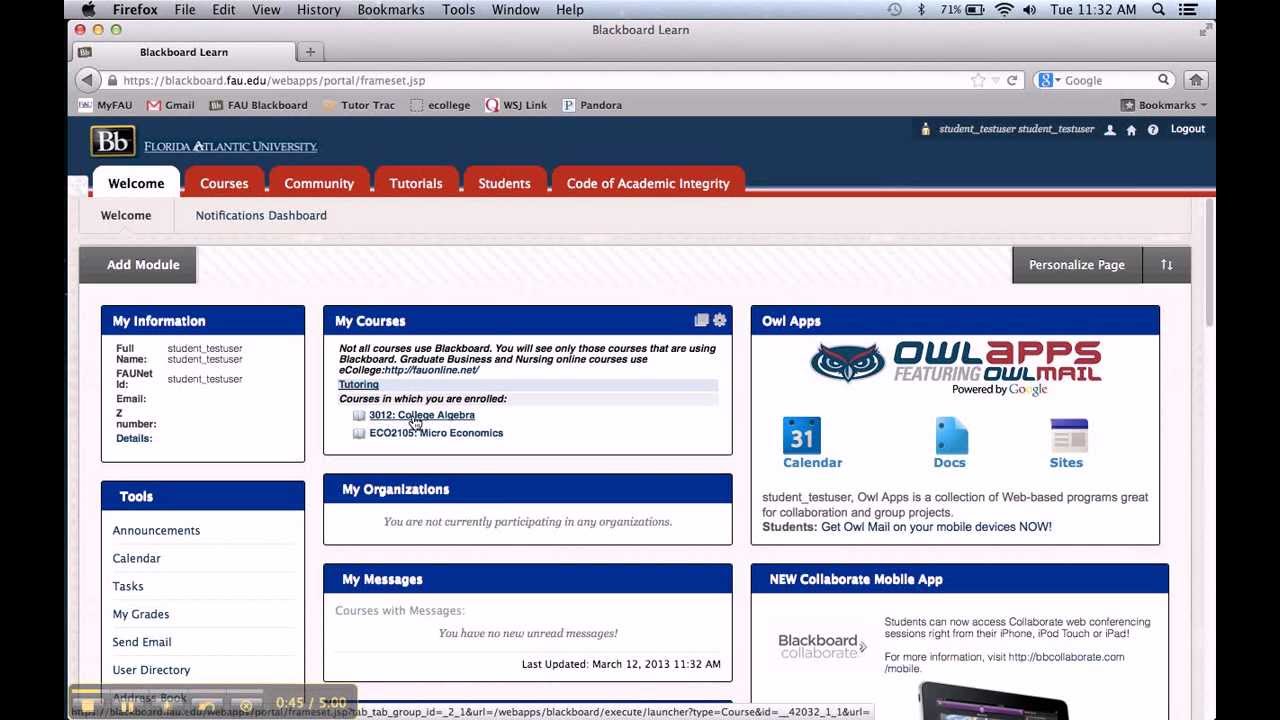 Blackboard Login Fnu