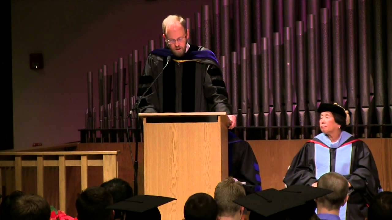 December 2013 Commencement Address - Dr. Doug Sweeney - YouTube