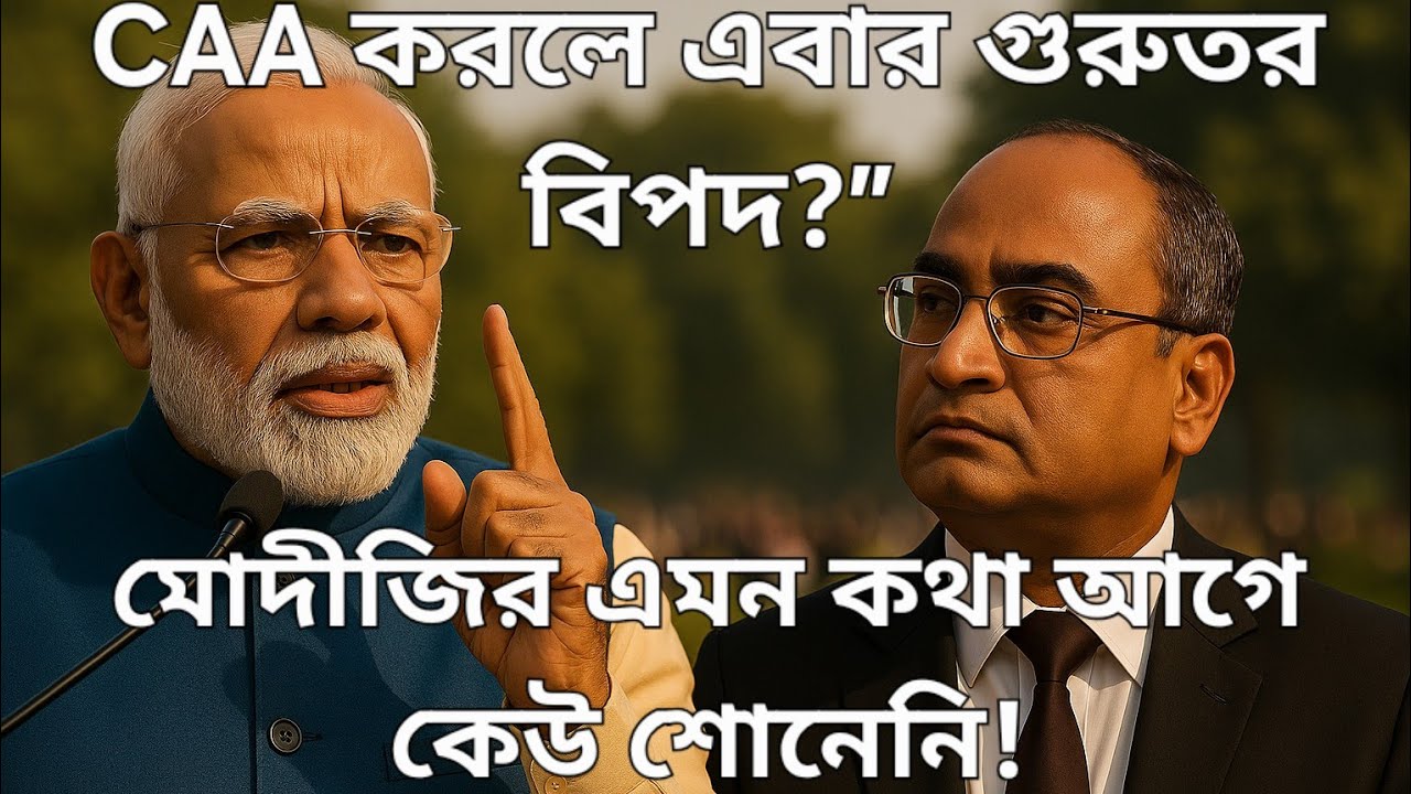 CAA ভুল করলে এবার কী হবে? মোদীজির গুরুতর সতর্কবার্তা | Advocate Atanu ...