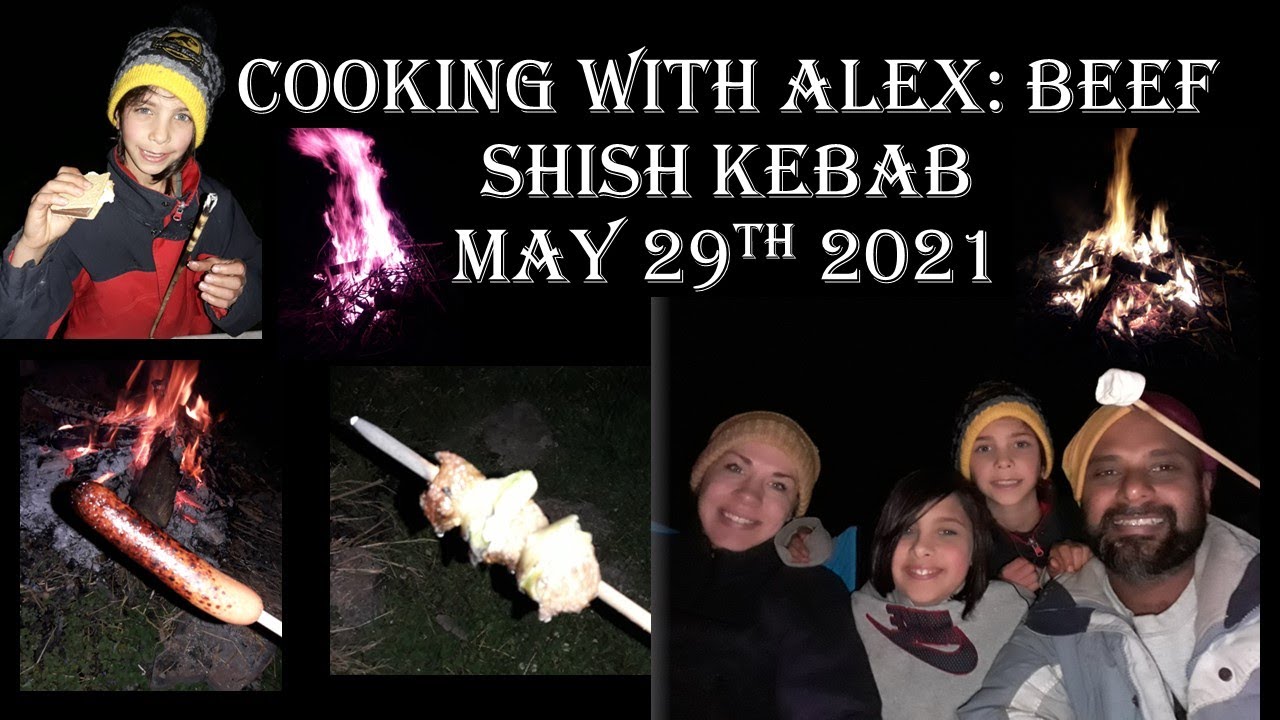 Cooking With Alex: Summer Recap: Beef Shish Kebabs - YouTube