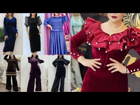 Velyur va jazlayn velyur matosidan kuylak va dvoykalr fasonlari