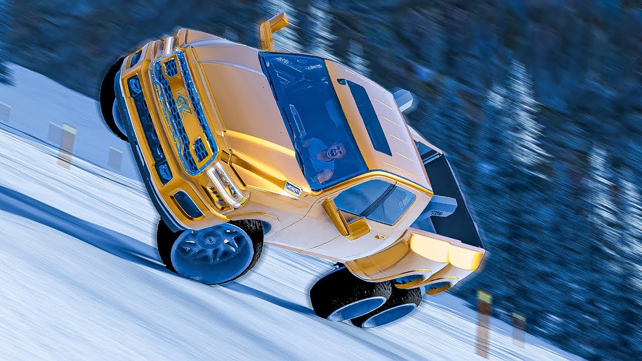 Extreme Rollover Crashes Down Ski Slope - BeamNG.drive - YouTube
