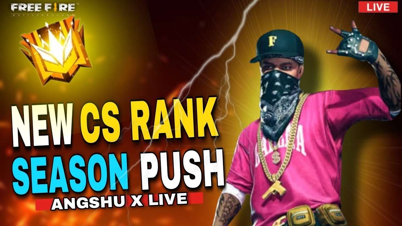 FREE FIRE LIVE 🥰🔥CS RANK PUSH TO TOP 1 GRANDMASTER 🛑 LIVE - YouTube
