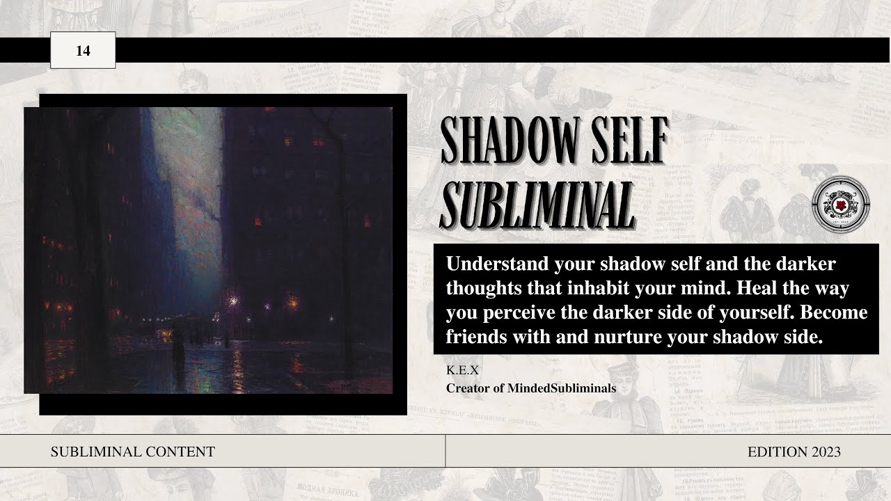 ⚜️Ch. 14 | Connect to your Shadow Self | Healing Subliminal - Shadow Work | Rain ver. - YouTube