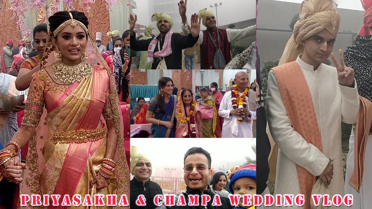 Vrindavan ki wedding ka anand alag hi hai | Devotee marriage 2022 ...