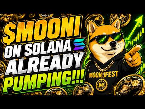 $MOONI ON SOLANA HAS ALREADY STARTED PUMPING!!! BULLISH COIN!!!