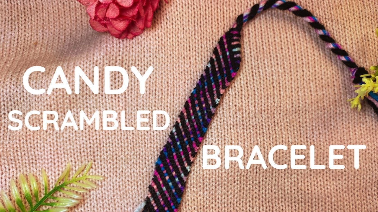 Candy Scrambled Fishtail Friendship Bracelet Tutorial - Beginner ...