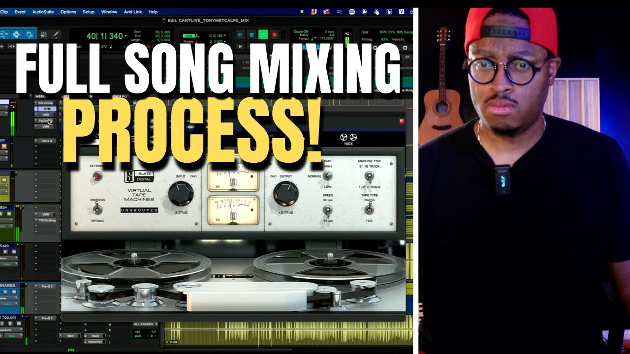1-Hour + REAL-TIME MIXING Process of an ENTIRE Gospel Song From START ...