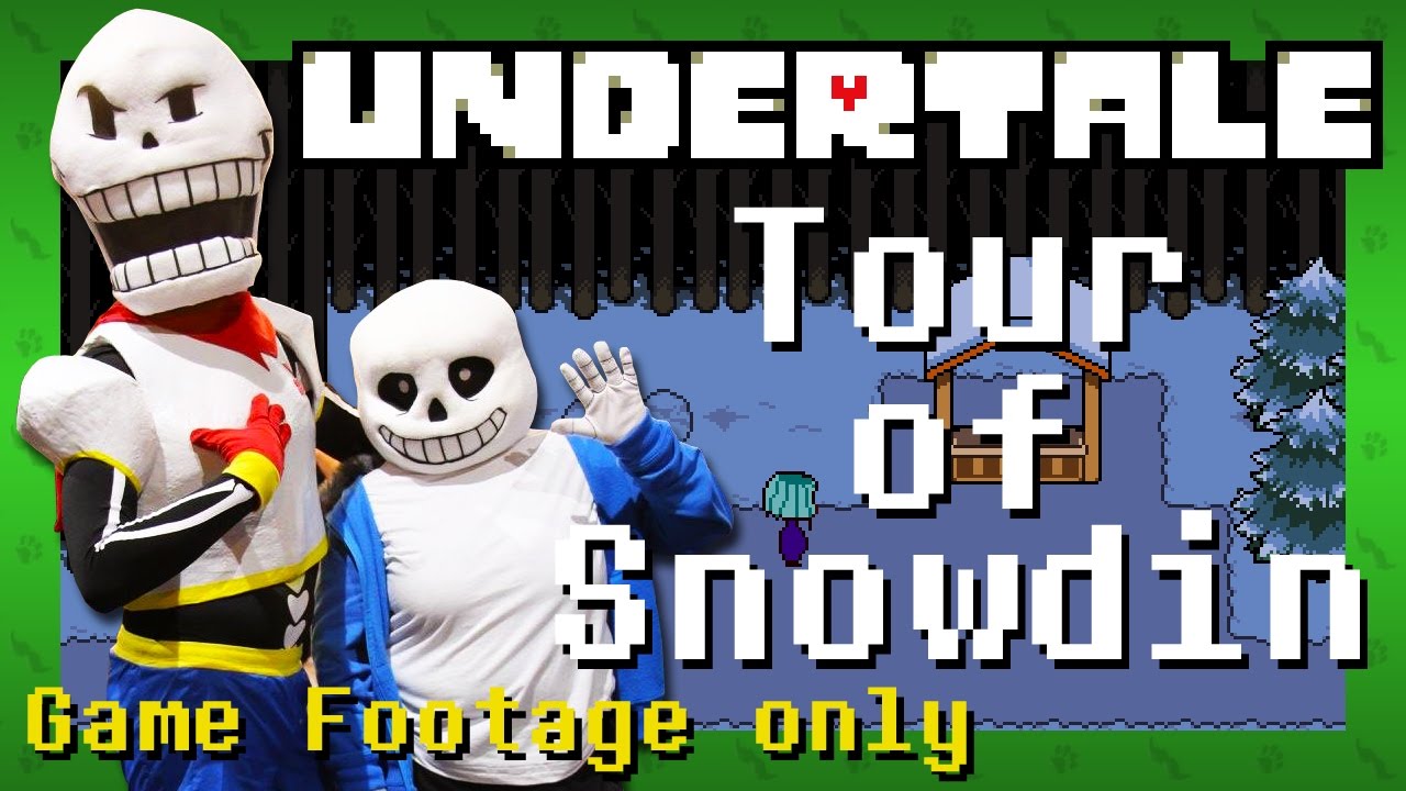 SANS & PAPYRUS' TOUR OF SNOWDIN - Undertale Skit (Game Footage Only ...