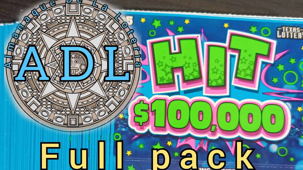 Hit $100,000 new lottery scratch off (Full pack) - YouTube