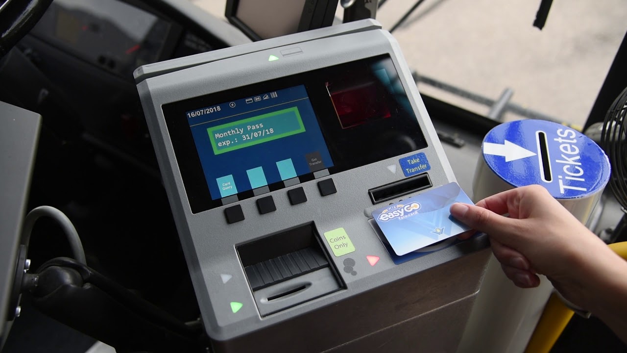 How to Tap Your EasyGO Fare Card - YouTube