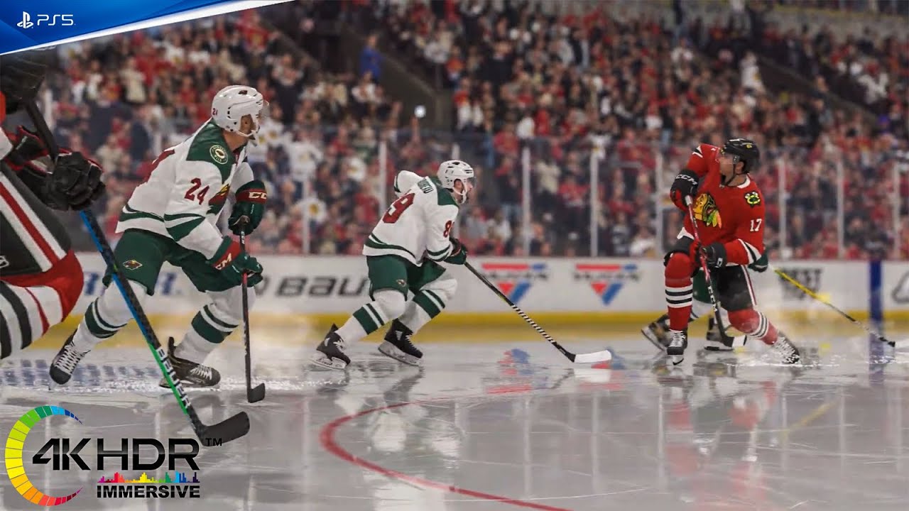 NHL 22 Blackhawks Handle Wild! Chicago Blackhawks vs Minnesota Wild 4K ...
