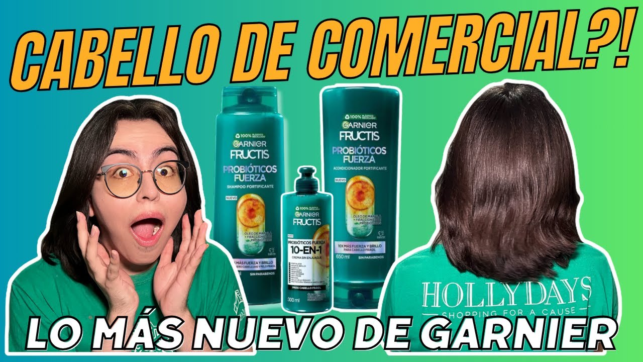 Lo MÁS NUEVO DE GARNIER!! | Garnier Probióticos Fuerza - YouTube