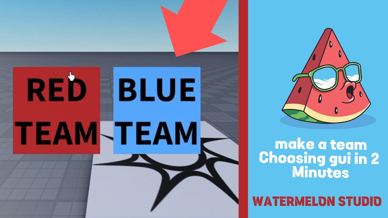 Making a team chooser gui in roblox studio (2 minutes only) - YouTube