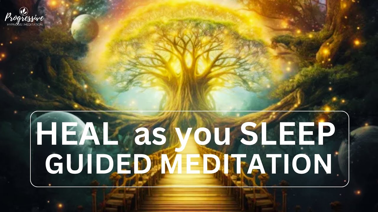 Sleep Meditation for Total Body Healing - HEAL while you SLEEP, Golden ...