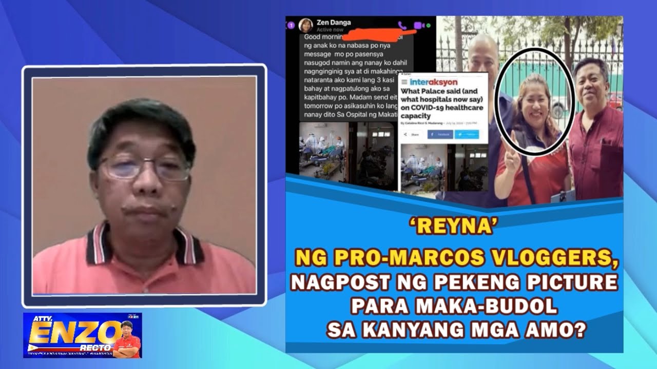 'REYNA' NG PRO-MARCOS VLOGGERS, NAGPOST NG PEKENG PICTURE PARA MAKA ...