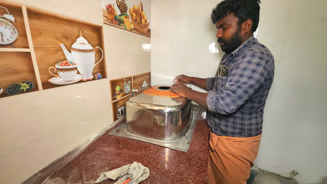 WoW Magnificent Kitchen!-How to install Granite And Wall Tile in ...