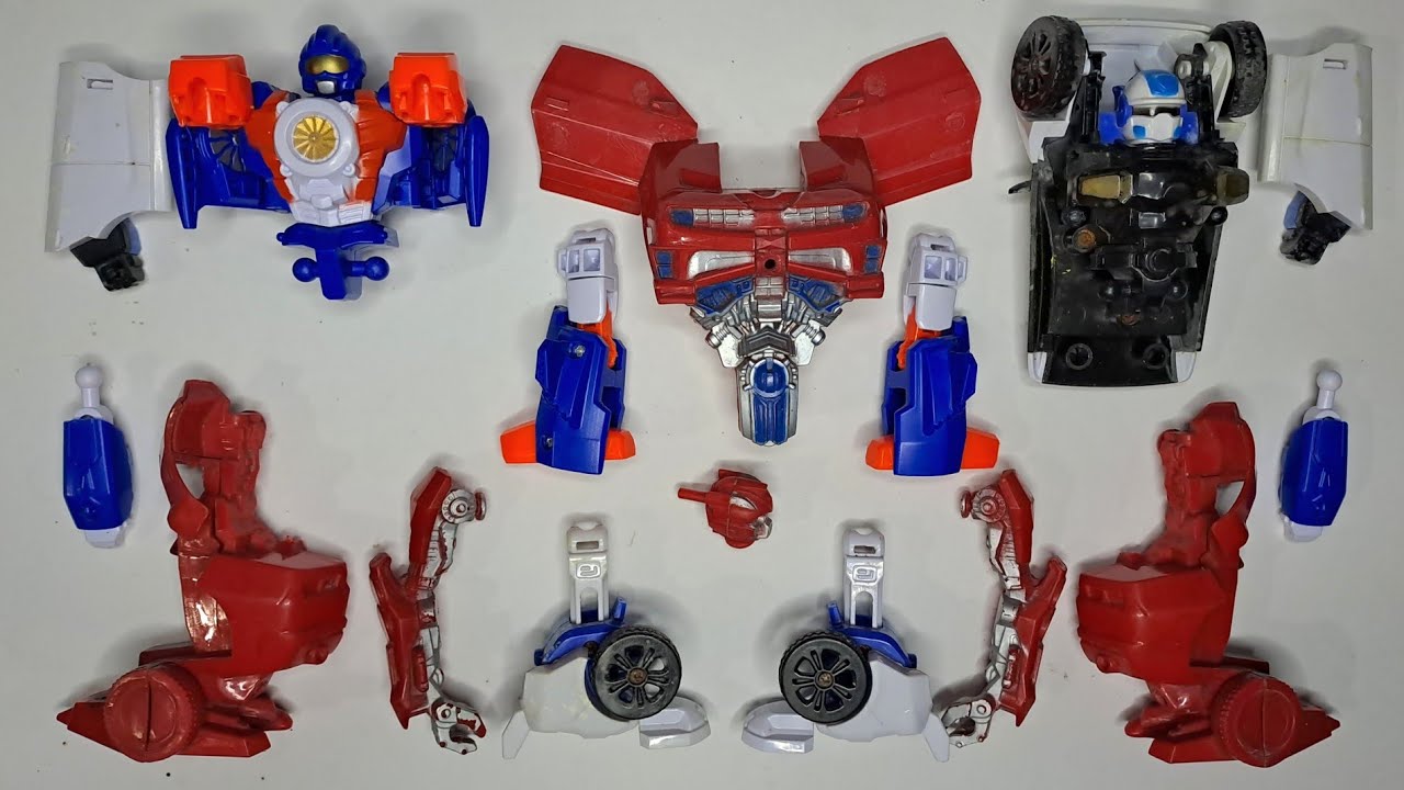 Merakit Mainan Action Figure Tobot Mach W, Transformers Dino Mirage ...