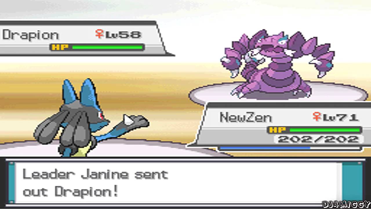 Pokémon Storm Silver - Gym Leader Janine - YouTube