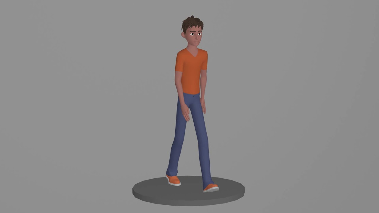 Simple Walk Animation - YouTube