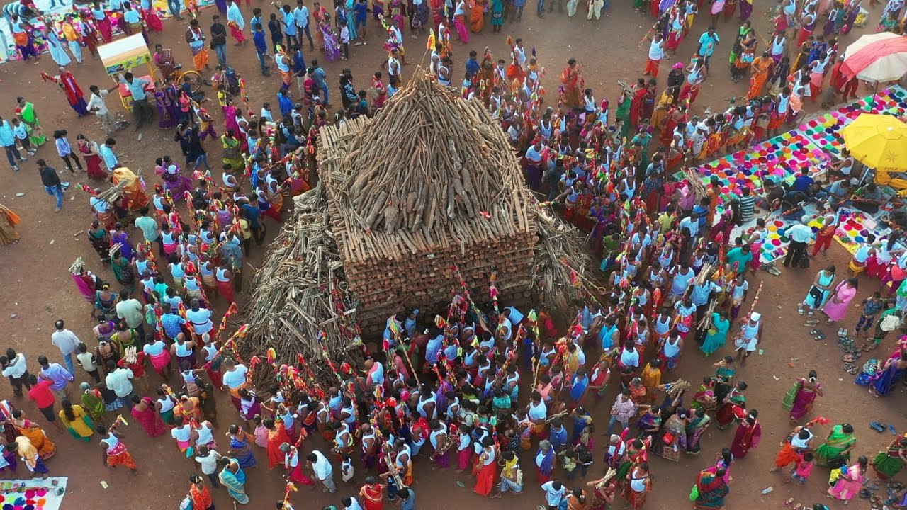 Shree Lairai devi jatra | drone shots | aerials - YouTube