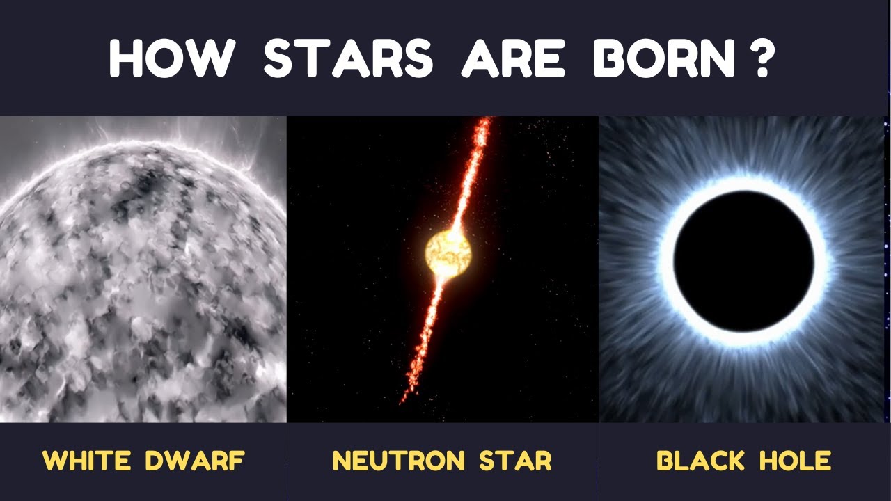 How Stars are born? | Various stages of the Birth and Death of Stars ...