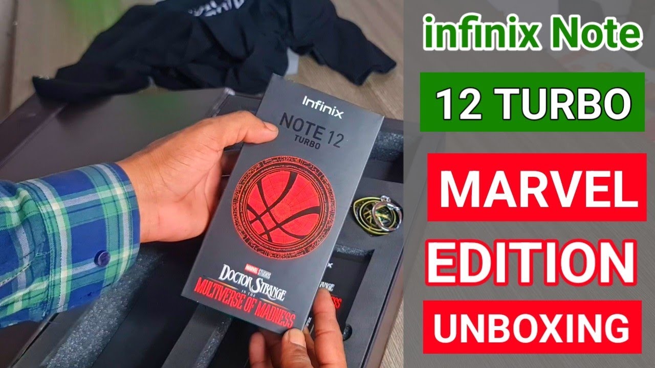 infinix Note 12 TURBO MARVEL EDITION Special Box Unboxing | Infinix ...