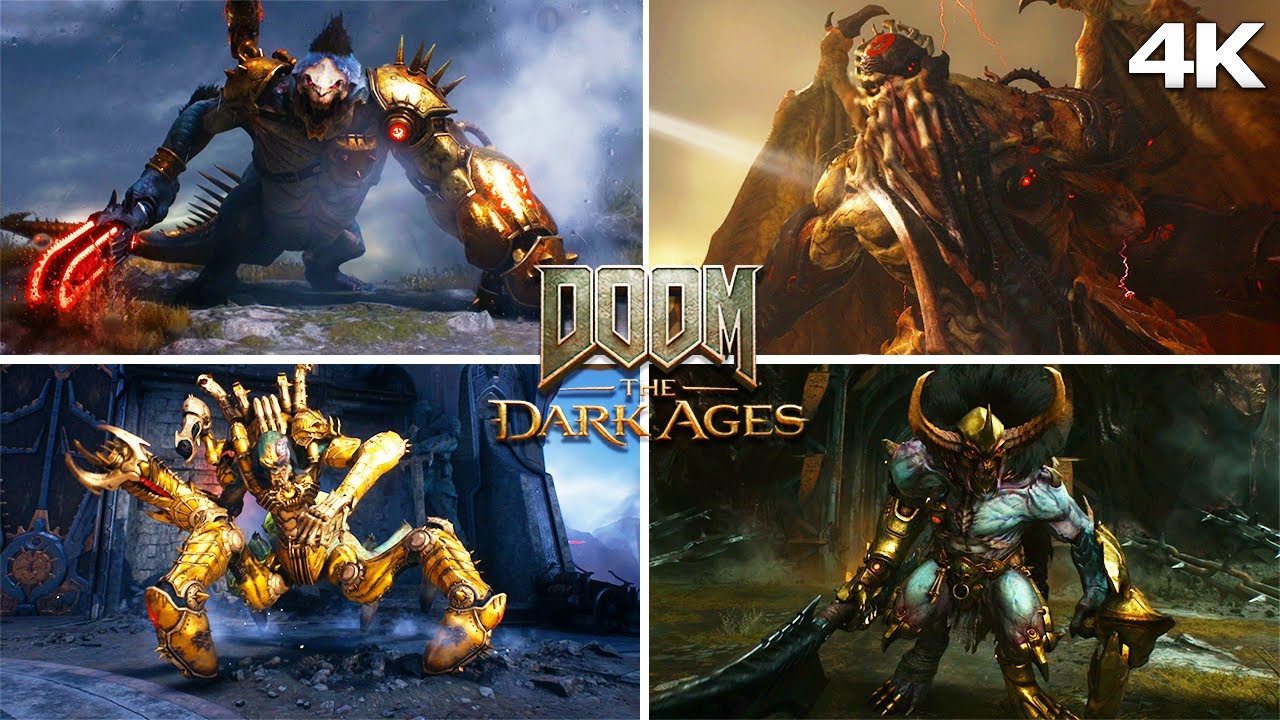 DOOM:THE DARK AGES All Bosses and Ending (PS5 Pro) 4K 60FPS Ultra HD ...