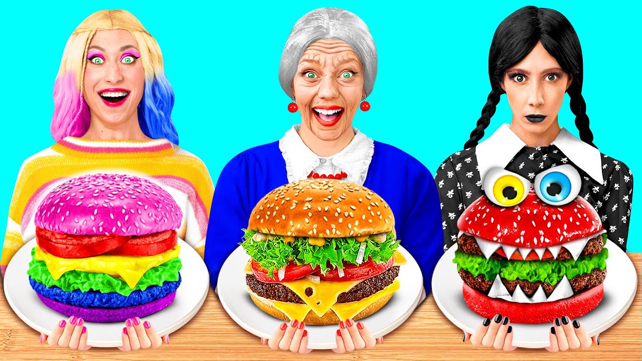 Tantangan Wednesday vs Nenek | Resep Lezat KiKi Challenge - YouTube