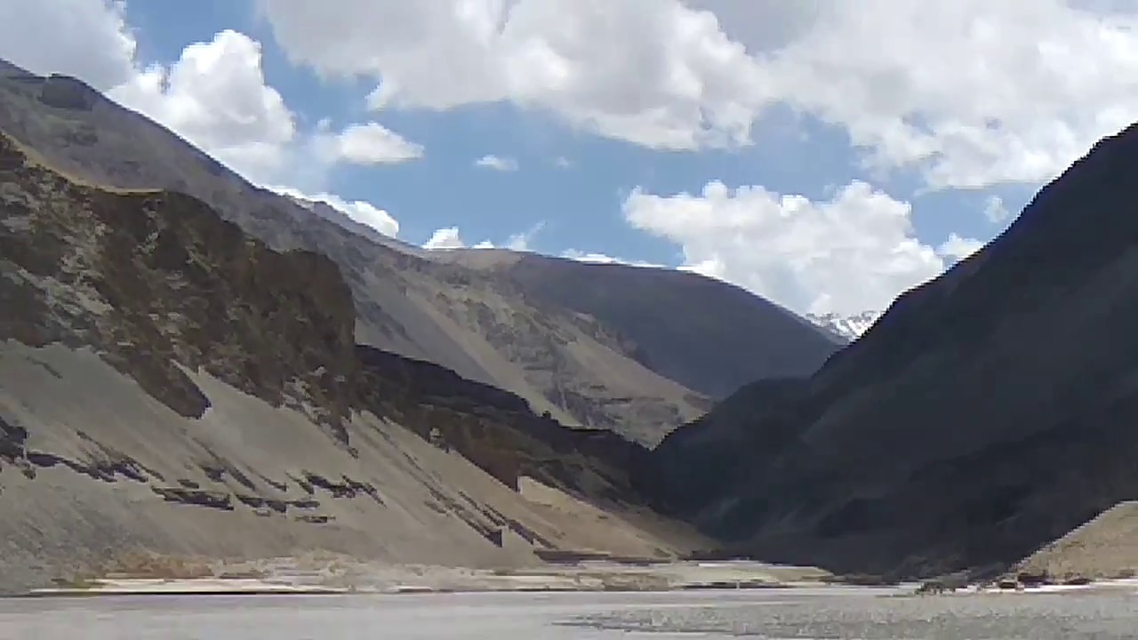 Confluence of Indus And Zanskar River, Sangam Point- Ladakh - YouTube