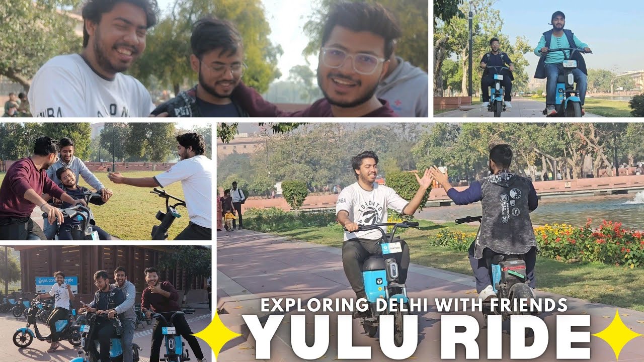 Yulu Ride | Yulu Ride Early Morning India Gate | Yulu Electric Bike ...