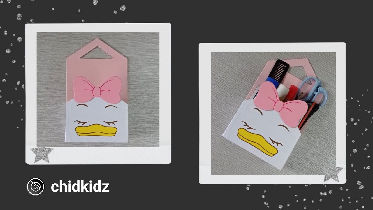 Daisy Duck Hanging Rack Cardboard [ 3 Minute Craft ] - YouTube