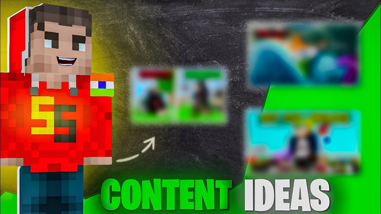 TOP 5 CONTENT IDEA FOR NEW CREATORS|| MINECRAFT 😍 || - YouTube