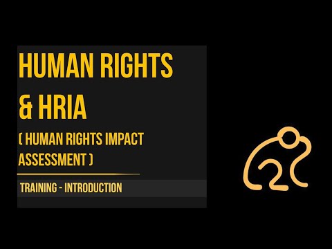 Training Human Rights and HRIA - YouTube