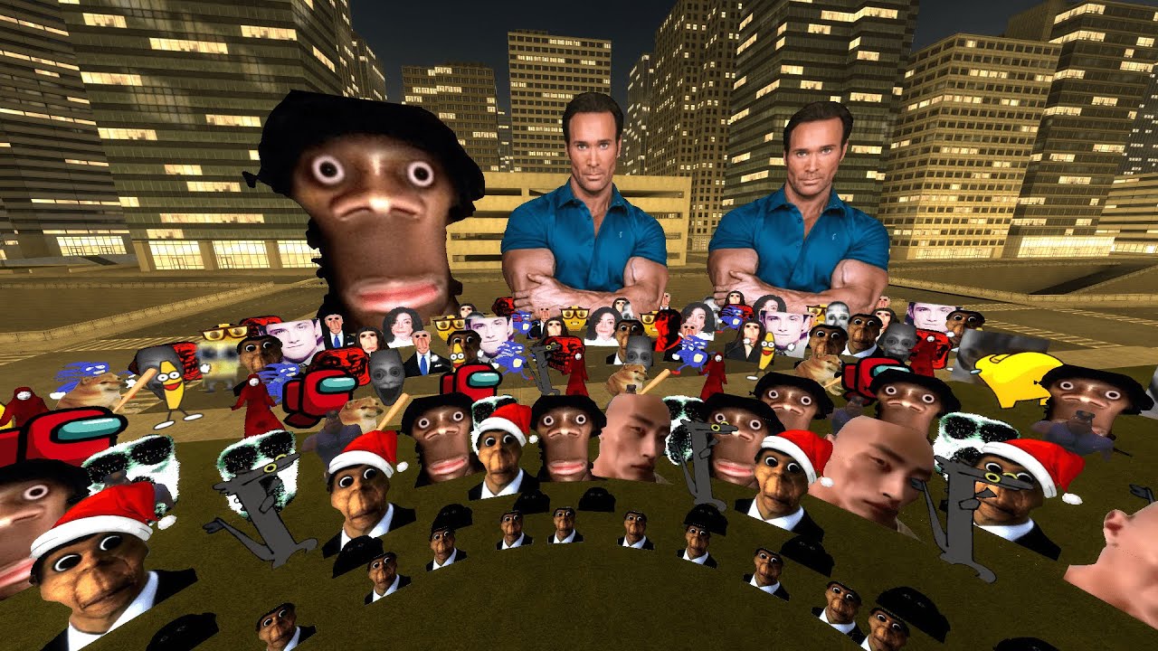 Trying to escape from the Nextbots in Golden City Gmod #2 - YouTube