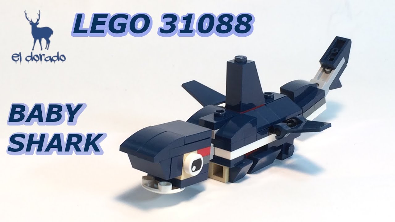 LEGO CREATOR 3in1 31088 Alternate Build - Baby Shark DeepSeaCreatures ...