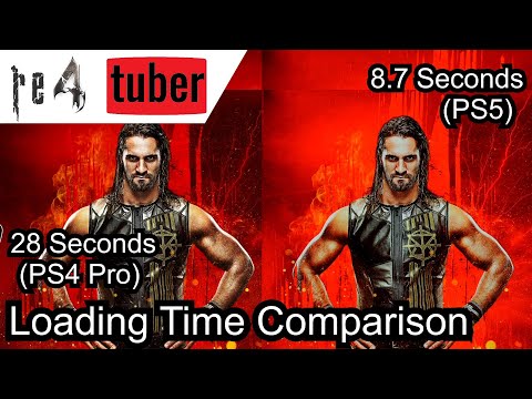 WWE 2K18 PS4 Pro vs PS5 Backward Compatibility Load Time Comparisons