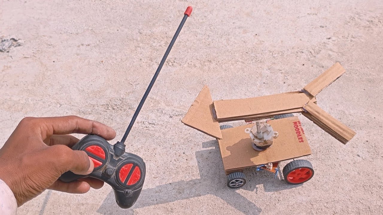 कार्डबोर्ड का Remote Control Rc Invention Bnaye Electronic..Project ...