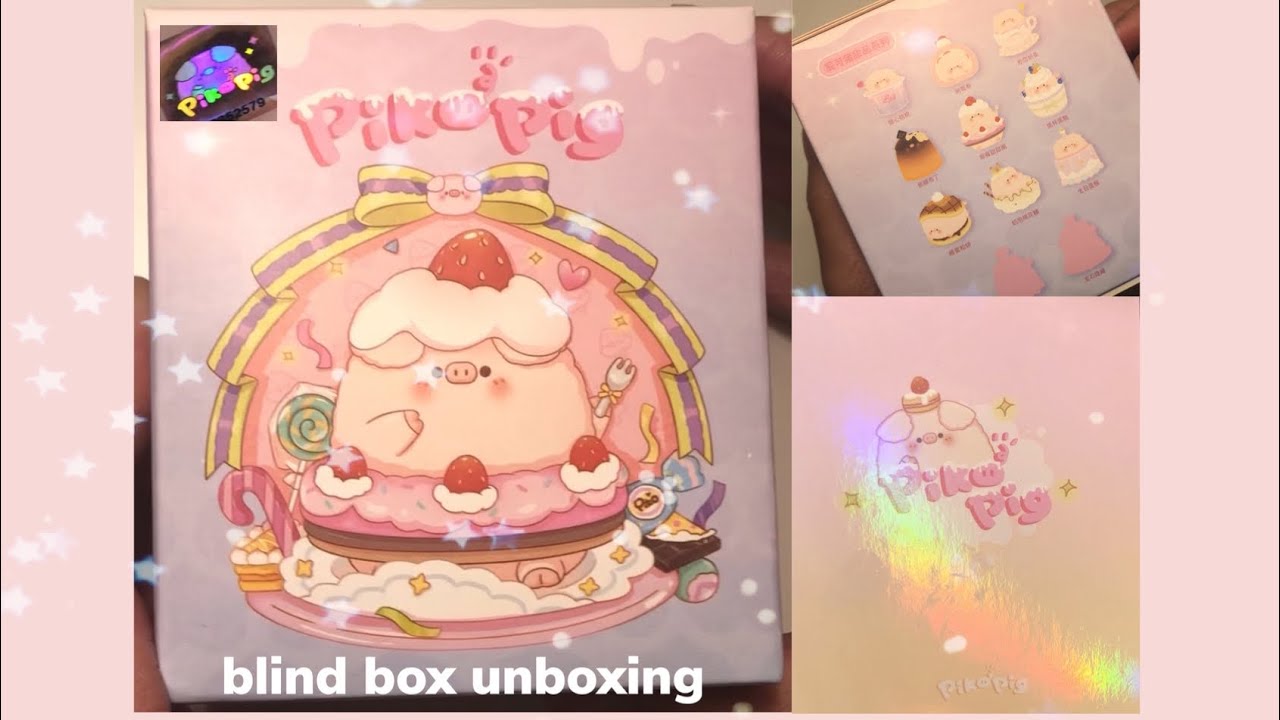 Piko Pig BLIND BOX - Dessert Edition | ASMR unboxing 🍰🧁🍩🍫🍮 - YouTube