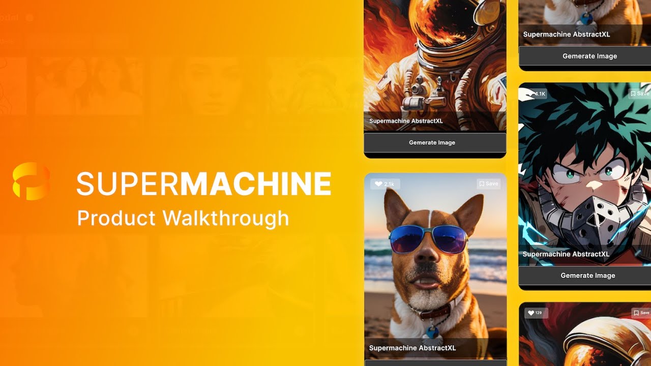 Supermachine Product Walkthrough - AI Image Generation Made Simple ...