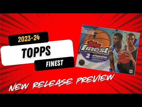 2023 - 2024 Topps Finest Basketball Hobby Box Rip! Wemby Auto Chase ...