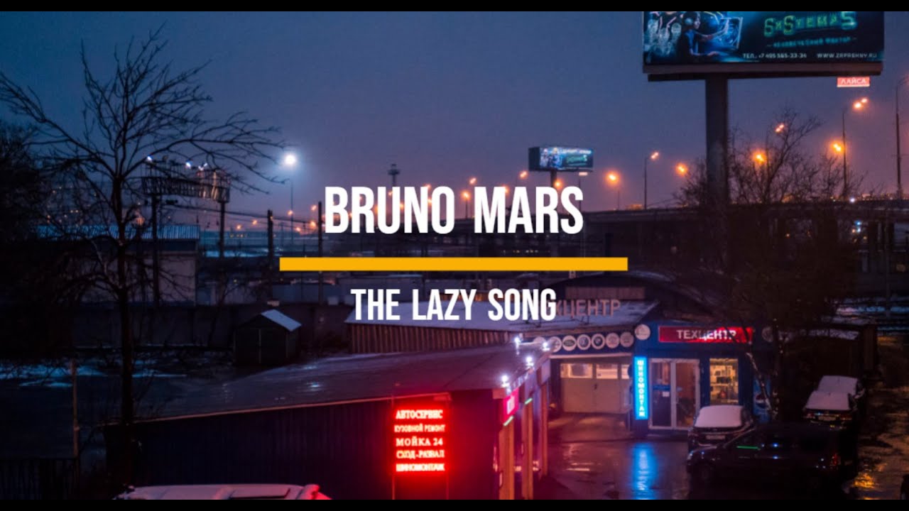 Bruno Mars - The Lazy Song (Lyrics) - YouTube