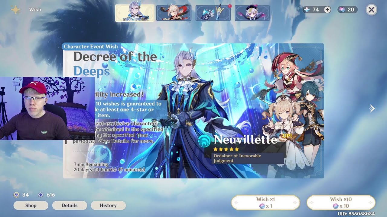 Neuvillette Banner Rerun | Genshin Impact 4.5 മലയാളം Live Streaming ...