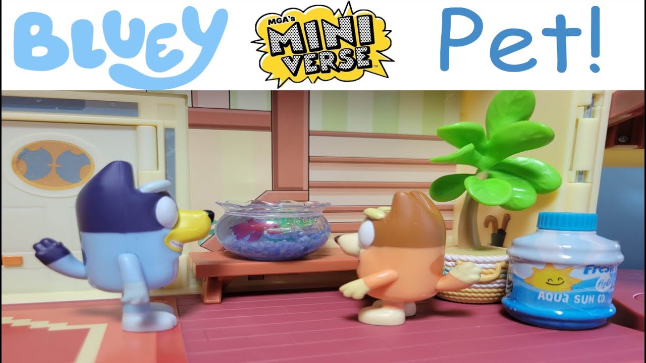 Bluey And Bingo Get A Pet! | Miniverse Make It Mini Lifestyle Fish ...