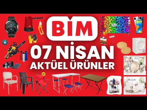 BİM AKTÜEL ÜRÜNLER BU HAFTA 7 NİSAN 2023 KATALOĞU - KAMP VE BAHÇE ÜRÜNLERİ, ÇEYİZLİK ÜRÜNLER
