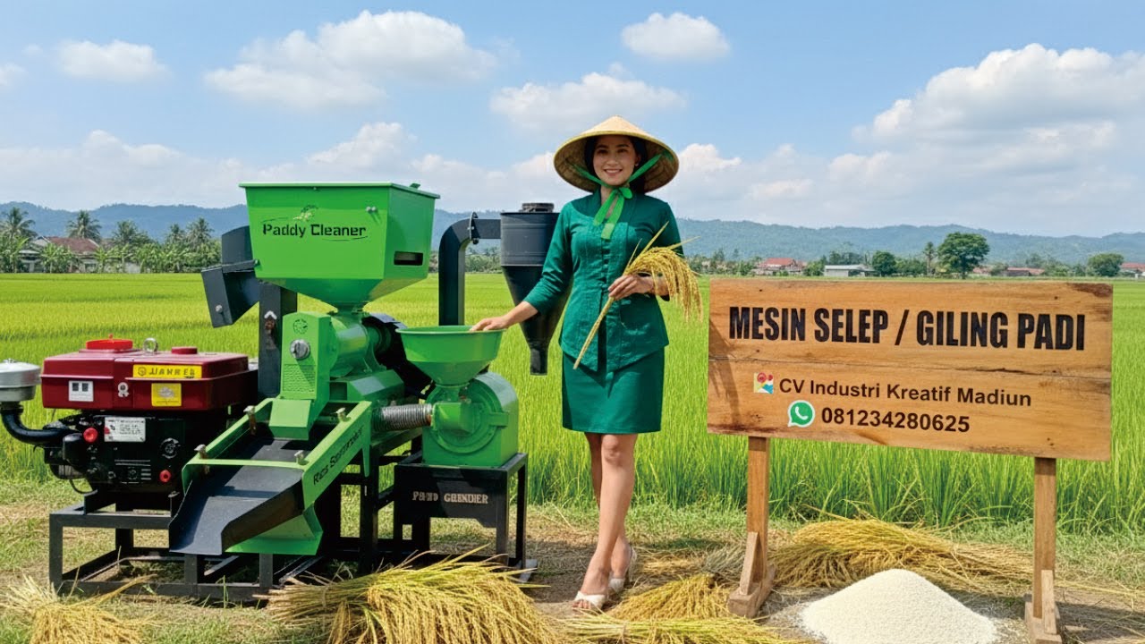 MESIN SELEPAN (GILING PADI) SKALA UMKM - CV INDUSTRI KREATIF ...