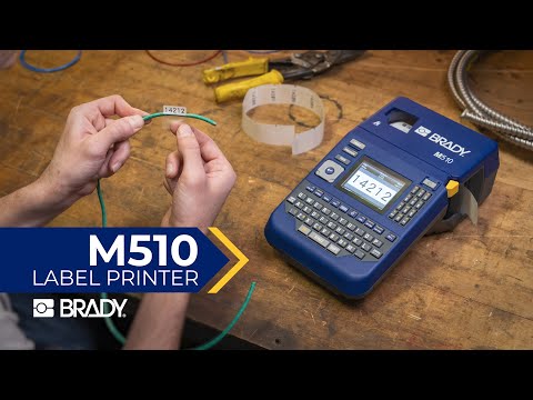 Brady | M510 Label Printer | Overview - YouTube