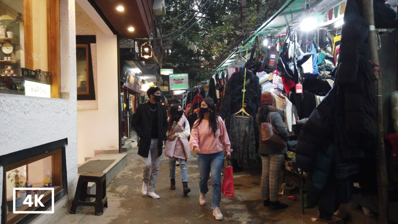 Walking in TIBETAN Market | Majnu Ka Tilla Delhi | MONASTERY Market ...