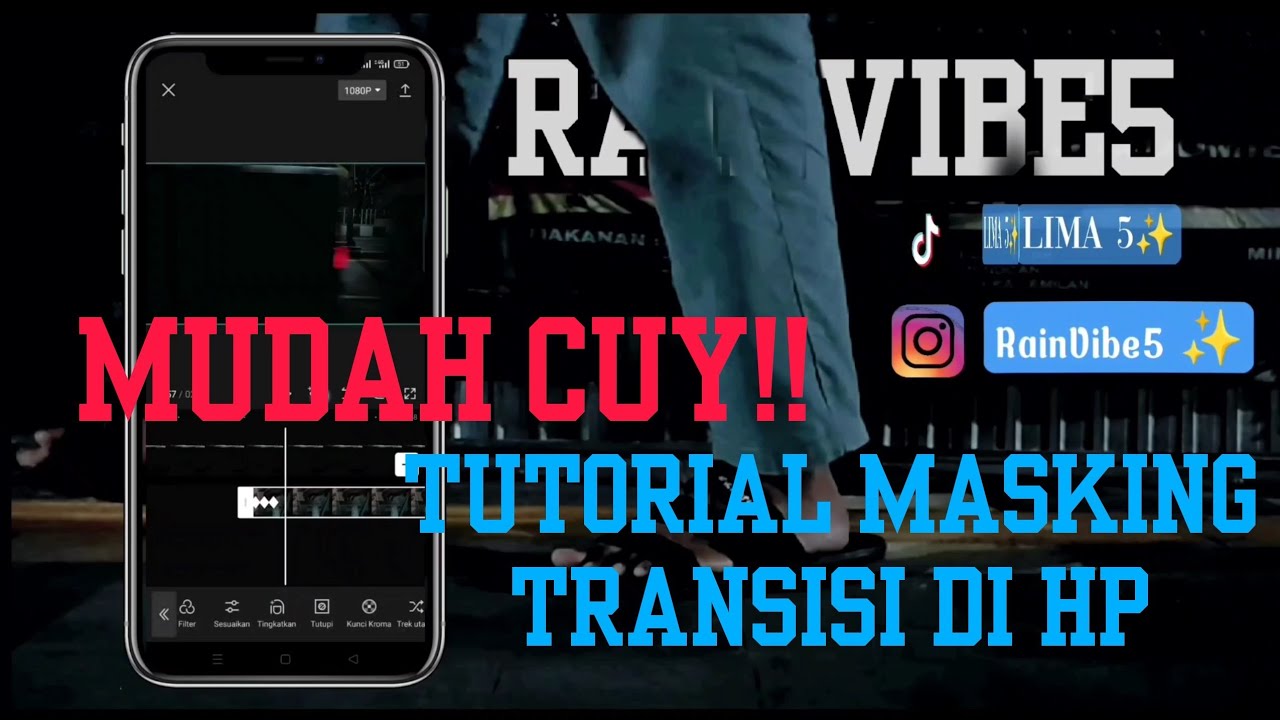 Tutorial edit video transisi dengar teknik masking di capcut - YouTube